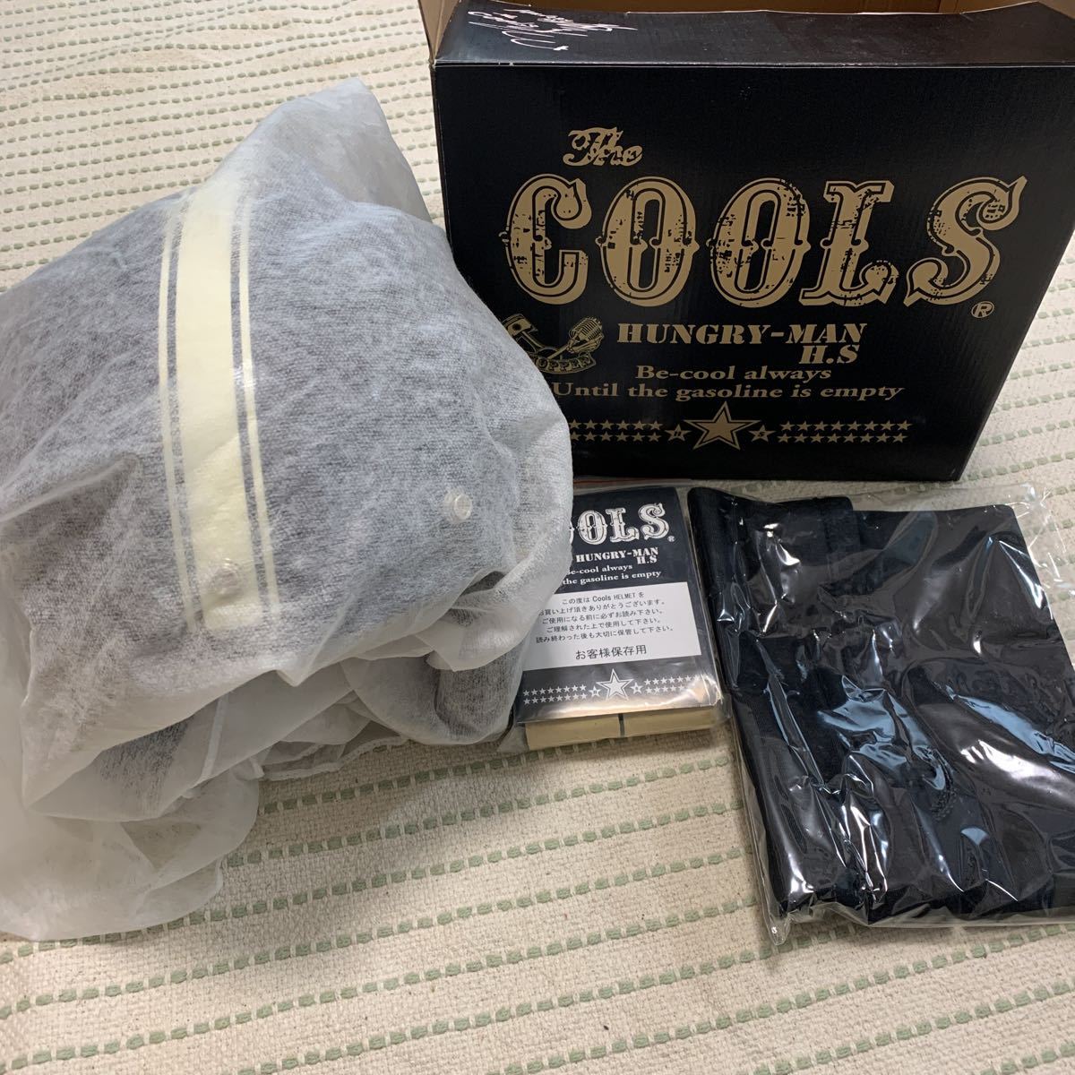 【未使用に近い】【新品未使用】ジャムテックジャパン 72JAM バイクヘルメット ジェット COOLSコラボモデル COOLS HUNGRY ...