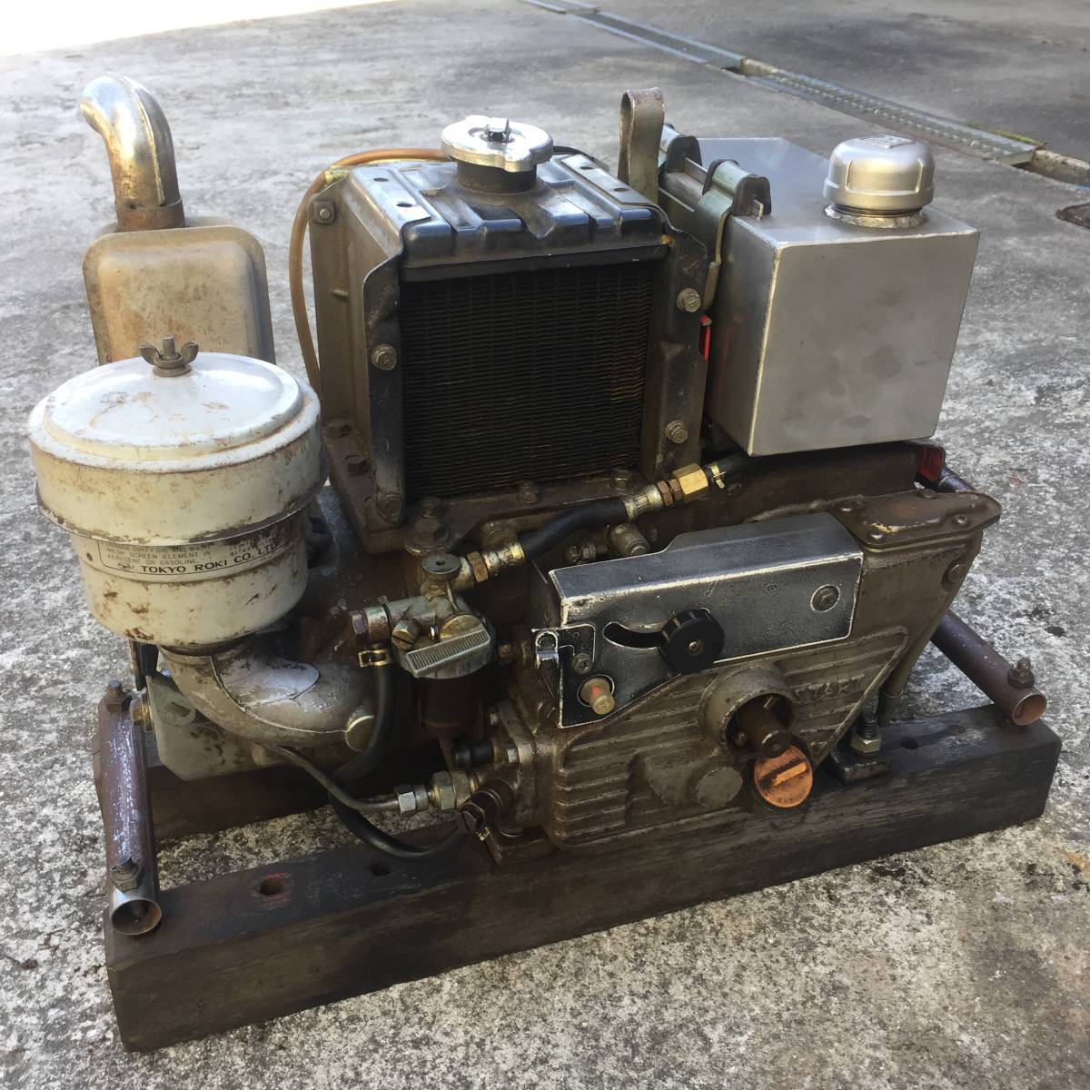 【傷や汚れあり】三菱 ディーゼルエンジン NM7 ＜動画あり＞ ステンレス燃料タンク カスタム 7馬力 CT534 発動機 耕運機 MITSUBISHIの落札情報詳細 - Yahoo ...