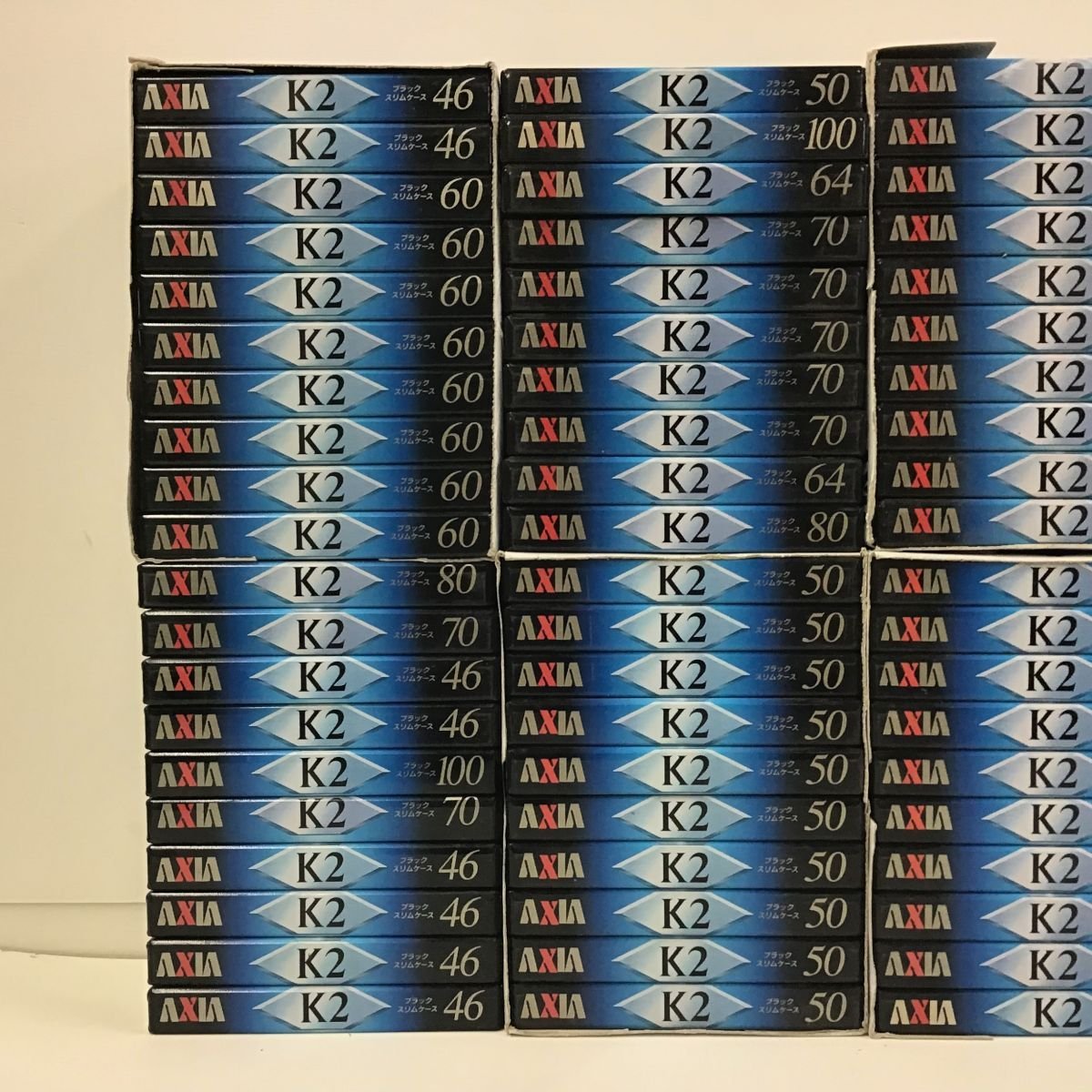 【傷や汚れあり】CST カセットテープまとめ 未開封 AXIA K2 51点セット [0501ST] の落札情報詳細| ヤフオク落札価格情報 オークフリー