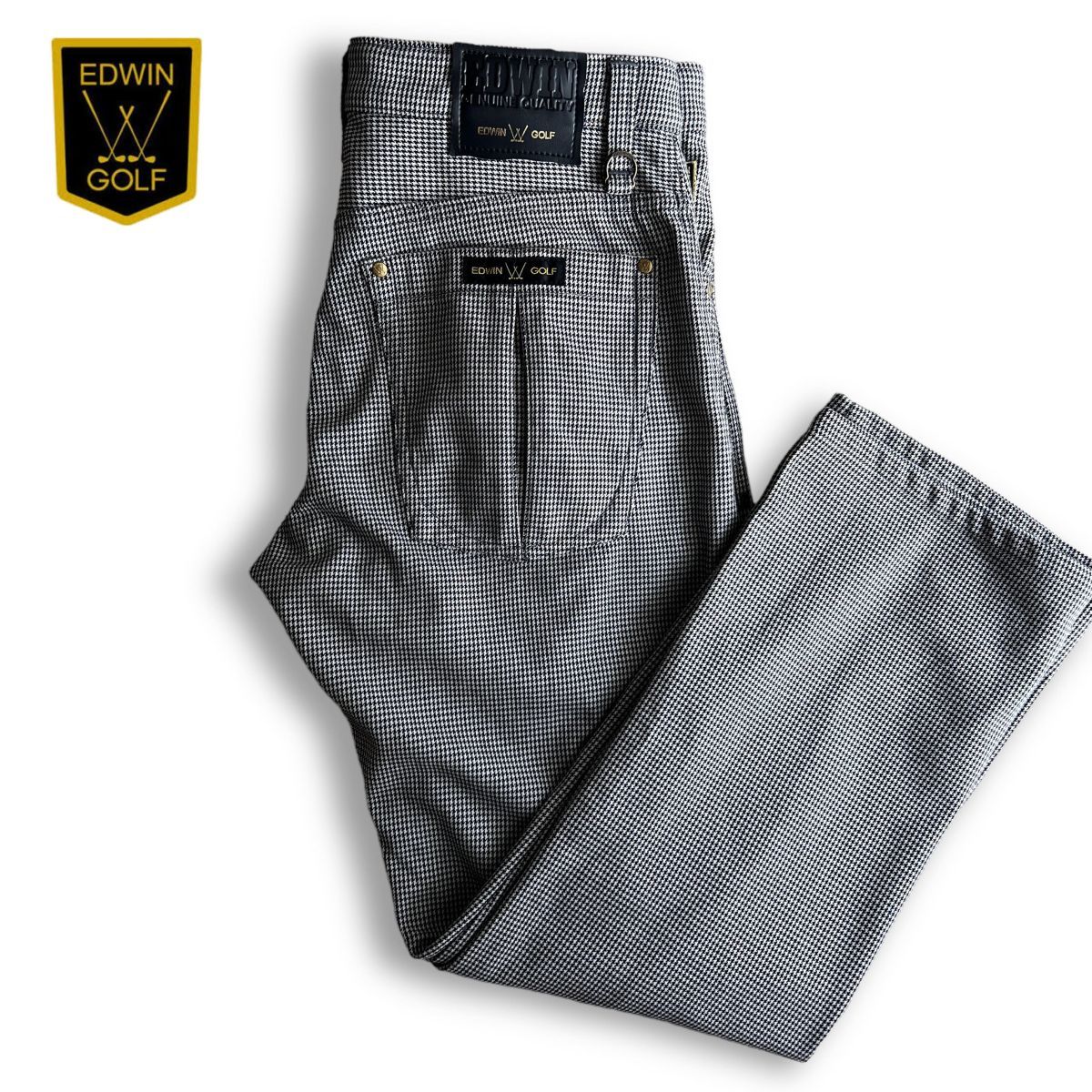 【未使用に近い】EDWIN GOLF エドウィン ゴルフ 裏起毛 ゼロゴルフ ワイルドファイアー トラウザー パンツ / M メンズ / 千鳥柄 ゴルフウェア KG503Z 秋 冬の落札情報 ...