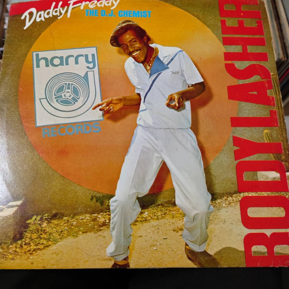 【目立った傷や汚れなし】★超絶レア早口★ Daddy Freddy - Body Lasher // Sunset LP / Freddie ...