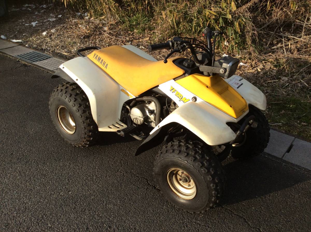 【傷や汚れあり】ヤマハ YF100M 4輪バギー エンジン始動確認済み！ 少々難あり ジャンクの落札情報詳細 - Yahoo!オークション落札価格検索 オークフリー