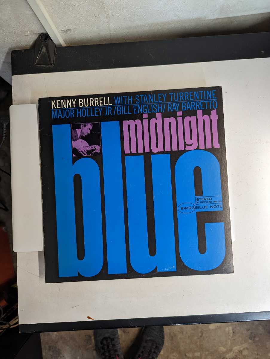 【目立った傷や汚れなし】KENNY BURRELL US−ORIGINAL MIDNIGHT BLUE/BLUE NOTE/84123 ...