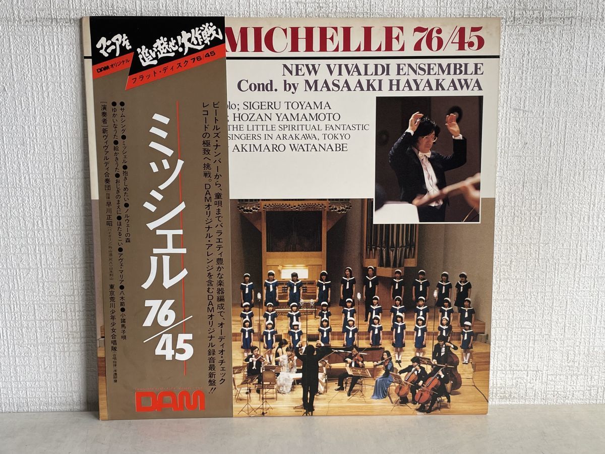 【やや傷や汚れあり】LP盤レコード/ MICHELLE 76/45・NEW VIVALDI ENSEMBLE / ミッシェル 76/45 ...