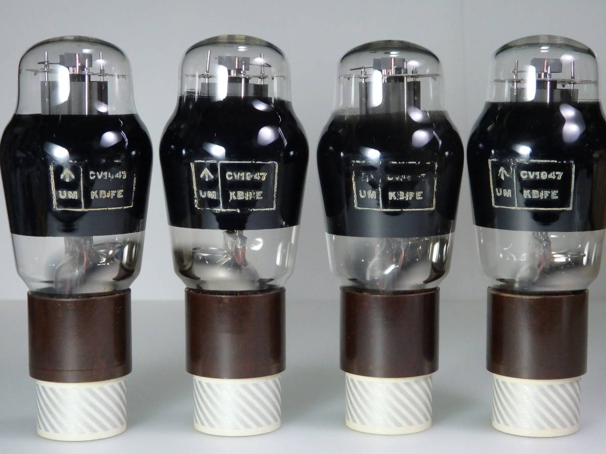 送料0円 ★使用僅か エージングのみ ★ムラード Mullard CV4003/M8136 ( ECC82/12AU7) ペア ★真空管試験機 ...