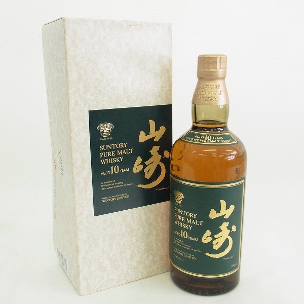 【傷や汚れあり】C056-S25-1910 SUNTORY サントリー 山崎 10年 ウイスキー 700ml 40％ 未開栓 現状品②の落札情報詳細 - ヤフオク落札価格情報 オークフリー