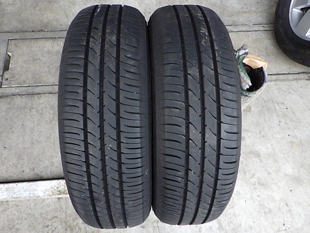 【やや傷や汚れあり】T212-13 ラジアルタイヤ ダンロップ NANOENERGY3 plus 175/65R15 2022年 2本セットの ...