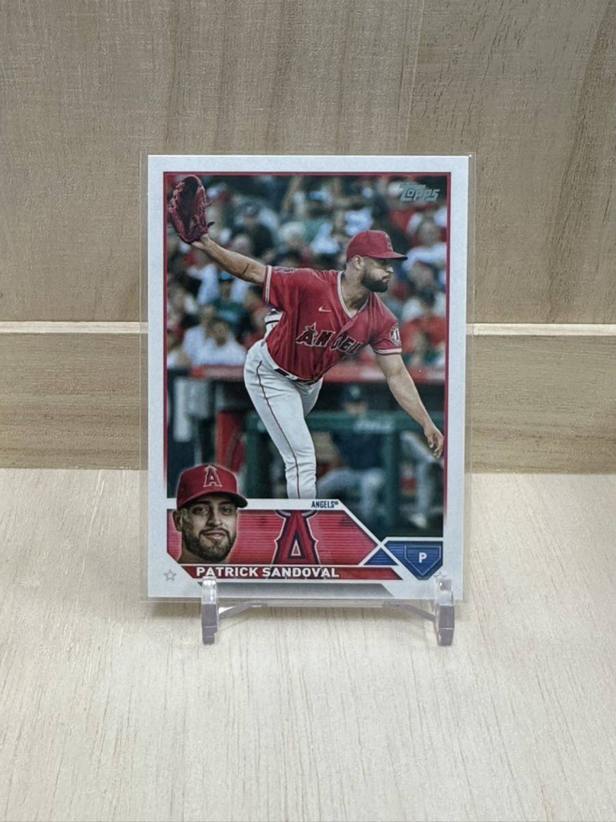 【目立った傷や汚れなし】327 Patrick Sandoval - Los Angeles Angels 2023 Topps Series ...