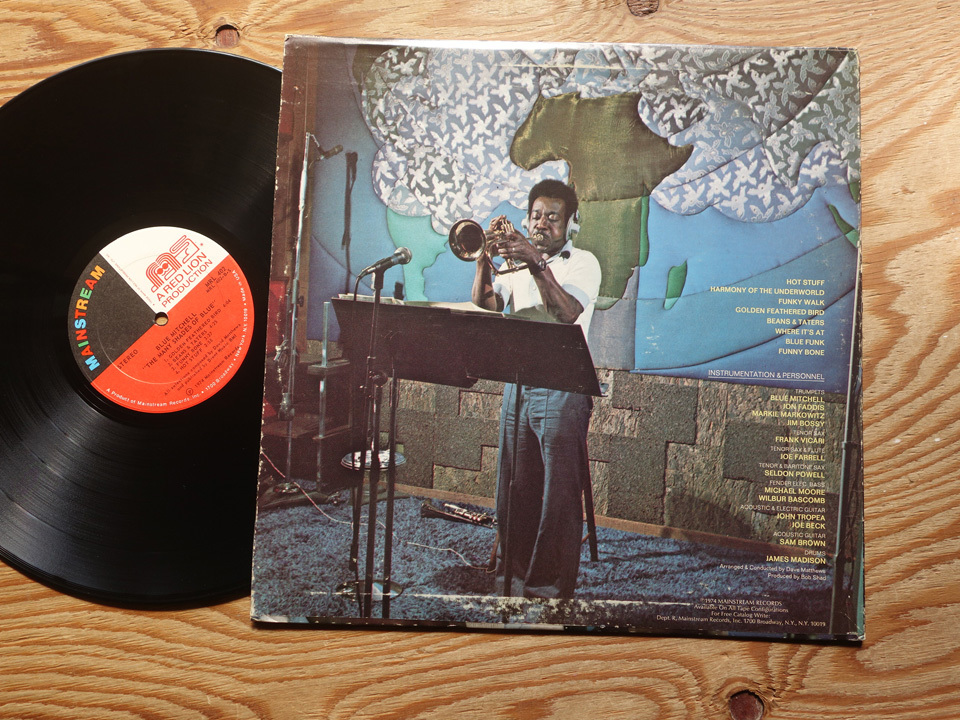 【やや傷や汚れあり】米 / Blue Mitchell / The Many Shades Of Blue / MRL 402 ...