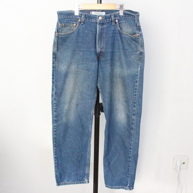 【傷や汚れあり】h608 2003年製ビンテージ リーバイス505 デニムパンツ USA製 00s 表記36インチ LEVIS505 Gパン ジーンズ アメカジ ブルー ストリート 90sの ...
