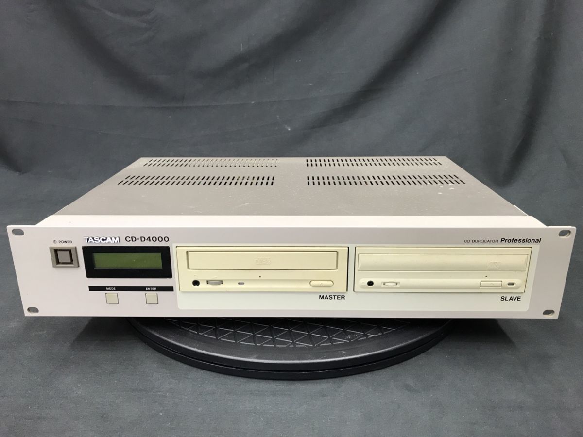 【やや傷や汚れあり】0301-139T⑤19103 CDデュプリケーター TASCAM タスカム CD-D4000 CD duplicator ...