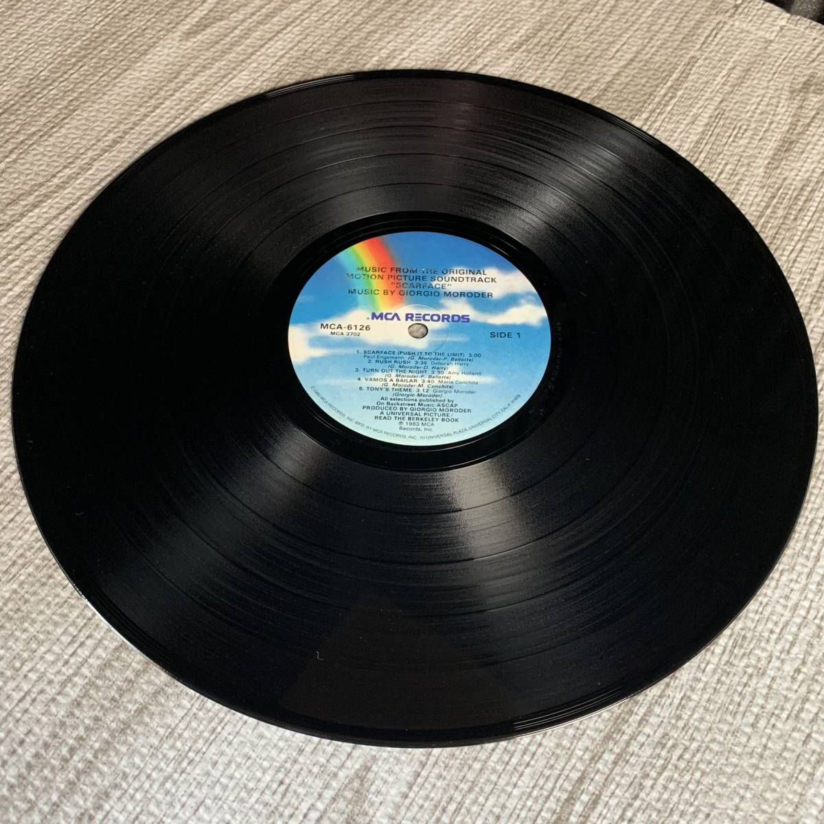【目立った傷や汚れなし】【LPレコード】Scarface (Music From The Original Motion Picture ...