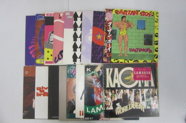 【やや傷や汚れあり】V.A.(KAOMA/TARZAN BOYなど)「ヒップホップ・クラブ・ハウス・ダンス まとめ LP 17点セット」/R ...