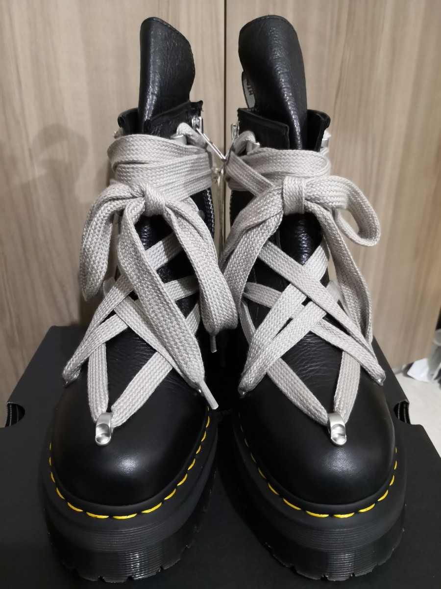 【未使用に近い】新品 Rick Owens × Dr. Martens Quad Pent Ro Boots 9 リックオウエンス ...