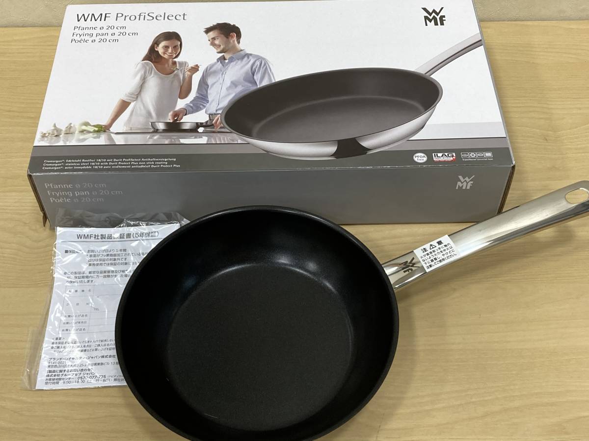 【未使用】1円～WMF ヴェーエムエフ ステンレスフライパン 20cm IH対応 Cromargan ドイツ PfanneIH対応 フライパンの落札情報詳細 - ヤフオク落札価格検索 オークフリー