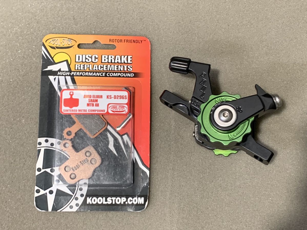 【やや傷や汚れあり】 Paul Component Klamper Post mount Disc Calliper black/green ...