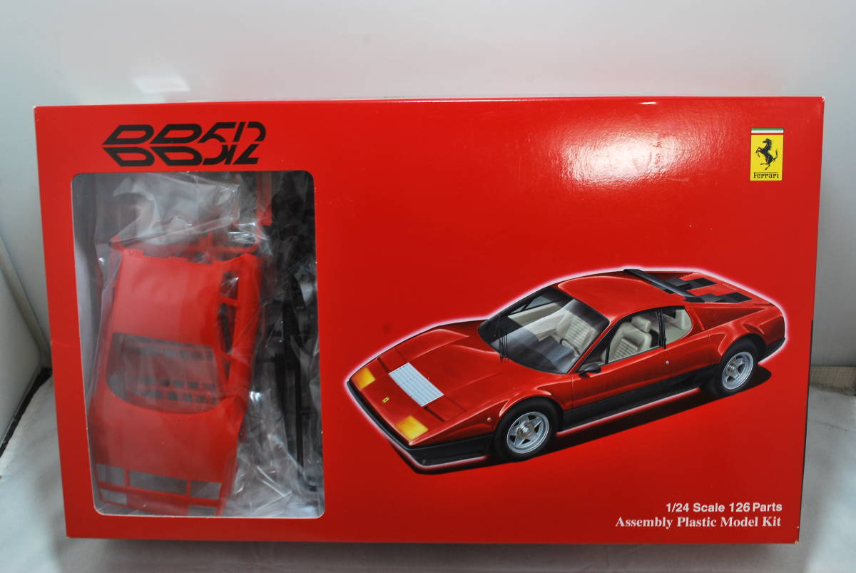 【未使用】 希少！未開封 フジミ 1/24 フェラーリ BB512 （512BB） エンジン付 ヘッドライト開閉可 の落札情報詳細 ...