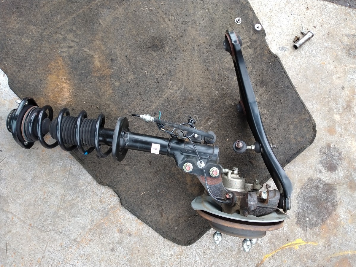 【やや傷や汚れあり】美品 ミツビシ EKワゴン カスタム 日産 デイズ ルークス DAYZ ROOX ブリッツ BLITZ DAMPER ZZ-R 全長式車高調 B21W B21A B11W ...