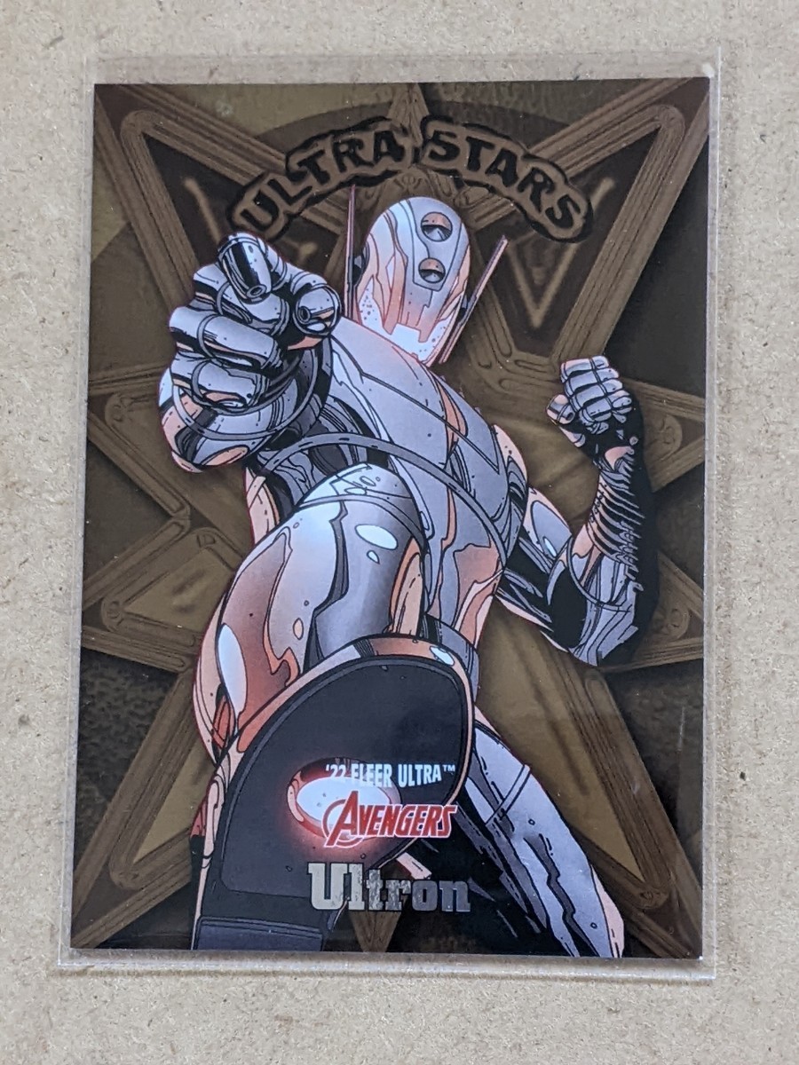 【目立った傷や汚れなし】ウルトロン【2022 UPPER DECK MARVEL FLEER ULTRA AVENGERS】アベンジャーズ ...