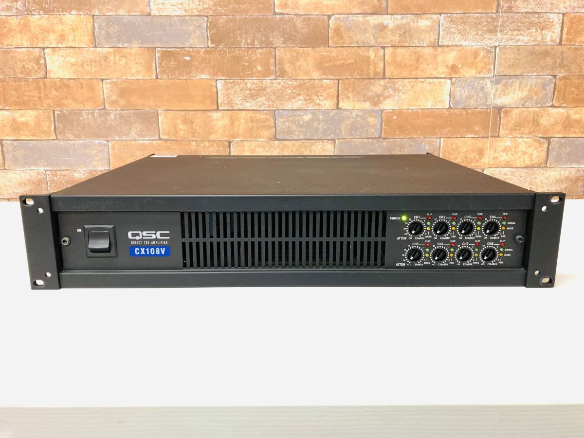 【やや傷や汚れあり】【1円スタート！】QSC パワーアンプ CX108V 8chモデル W2962029の落札情報詳細 - ヤフオク落札価格 ...