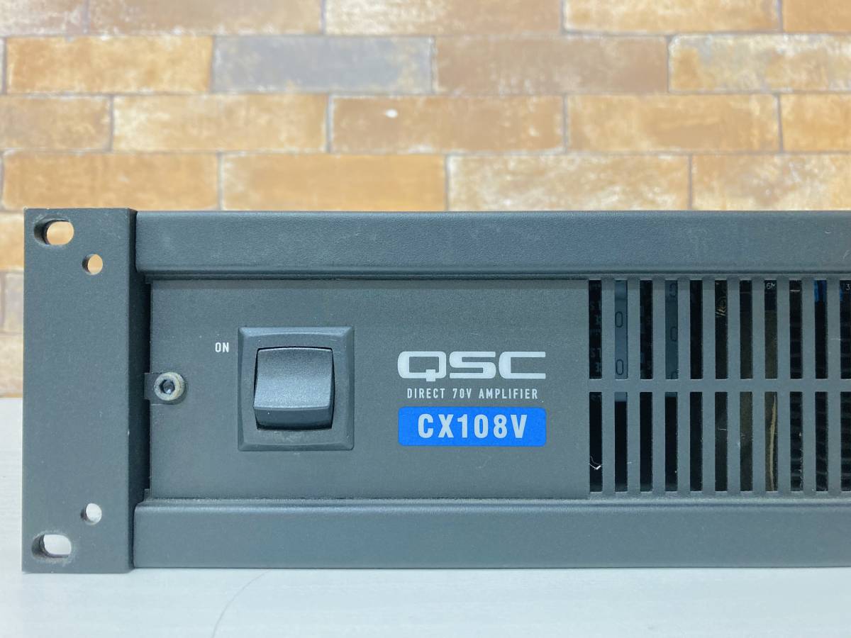 【やや傷や汚れあり】【1円スタート！】QSC パワーアンプ CX108V 8chモデル W2962029の落札情報詳細 - ヤフオク落札価格 ...