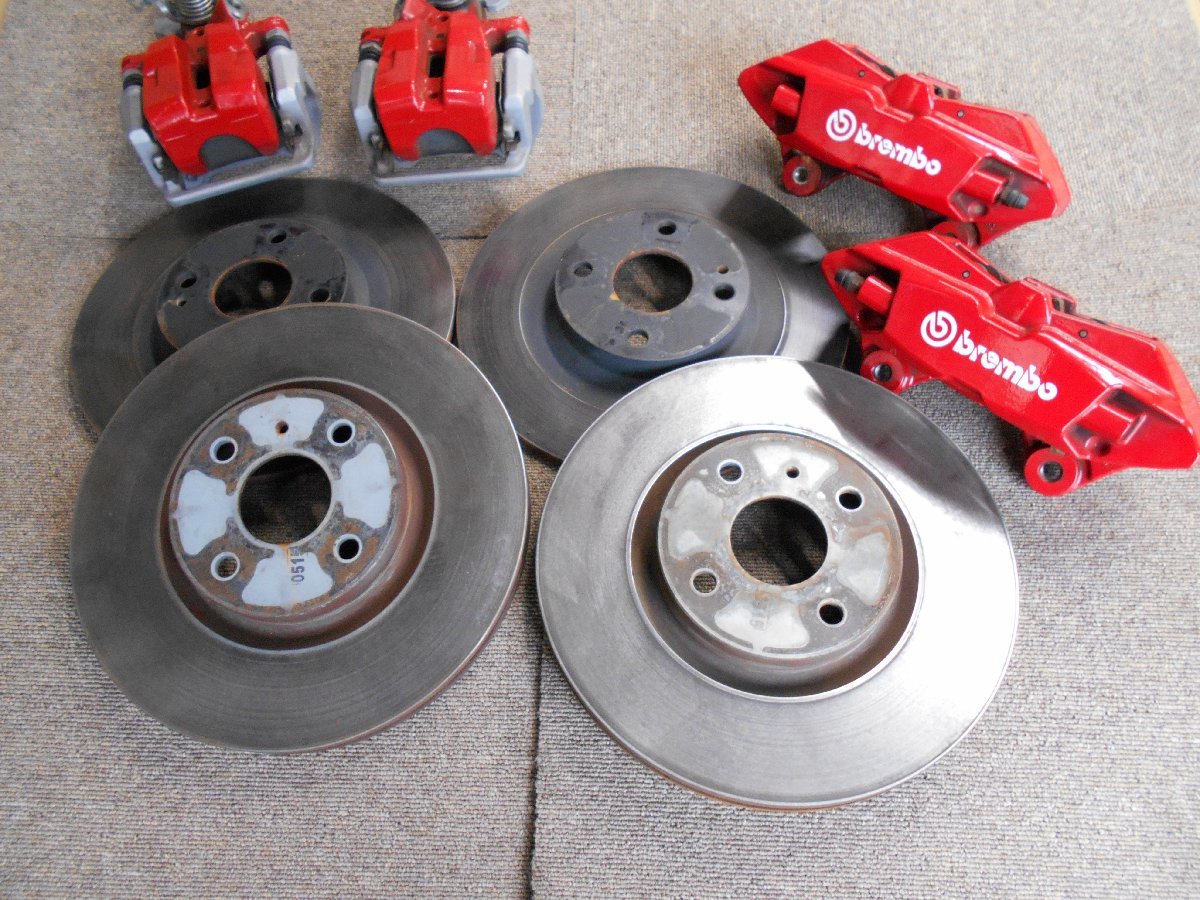 【やや傷や汚れあり】ロードスターND純正 Brembo ブレンボ キャリパーセット ND5RC NDERC ND RF☆RF RS後期物 使用12000KM！フロントNA NB流用に！の落札 ...