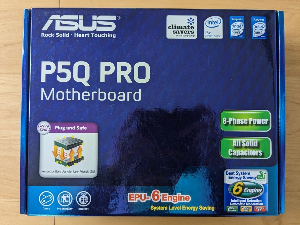 【傷や汚れあり】ASUS P5Q PRO 動作確認1枚＋ジャンク1枚おまけの落札情報詳細 - ヤフオク落札価格検索 オークフリー