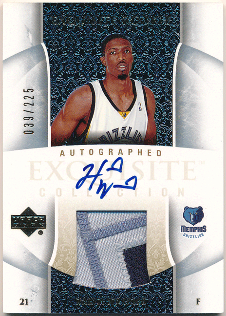 【やや傷や汚れあり】Sonny Weems NBA 2008-09 UD Exquisite Collection RC Rookie ...