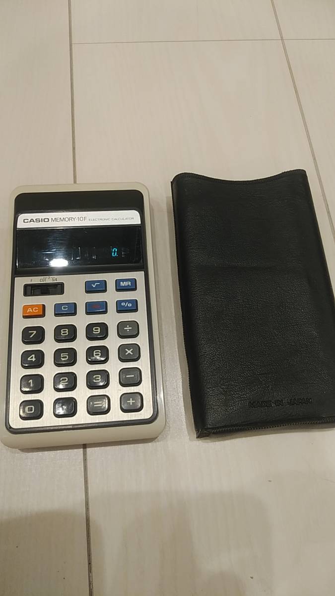 CASIO MEMORY-10GT 蛍光管電卓 日本製 本体のみ ジャンク 送料無料の落札情報詳細 - ヤフオク落札価格検索 オークフリー