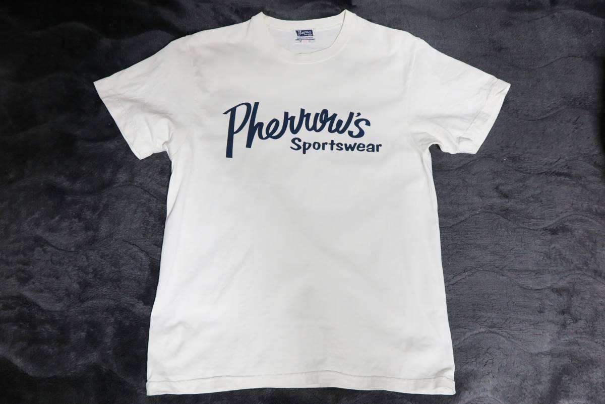 【やや傷や汚れあり】PHERROWS フェローズ 半袖Tシャツ 白 M 38サイズの落札情報詳細 - ヤフオク落札価格検索 オークフリー