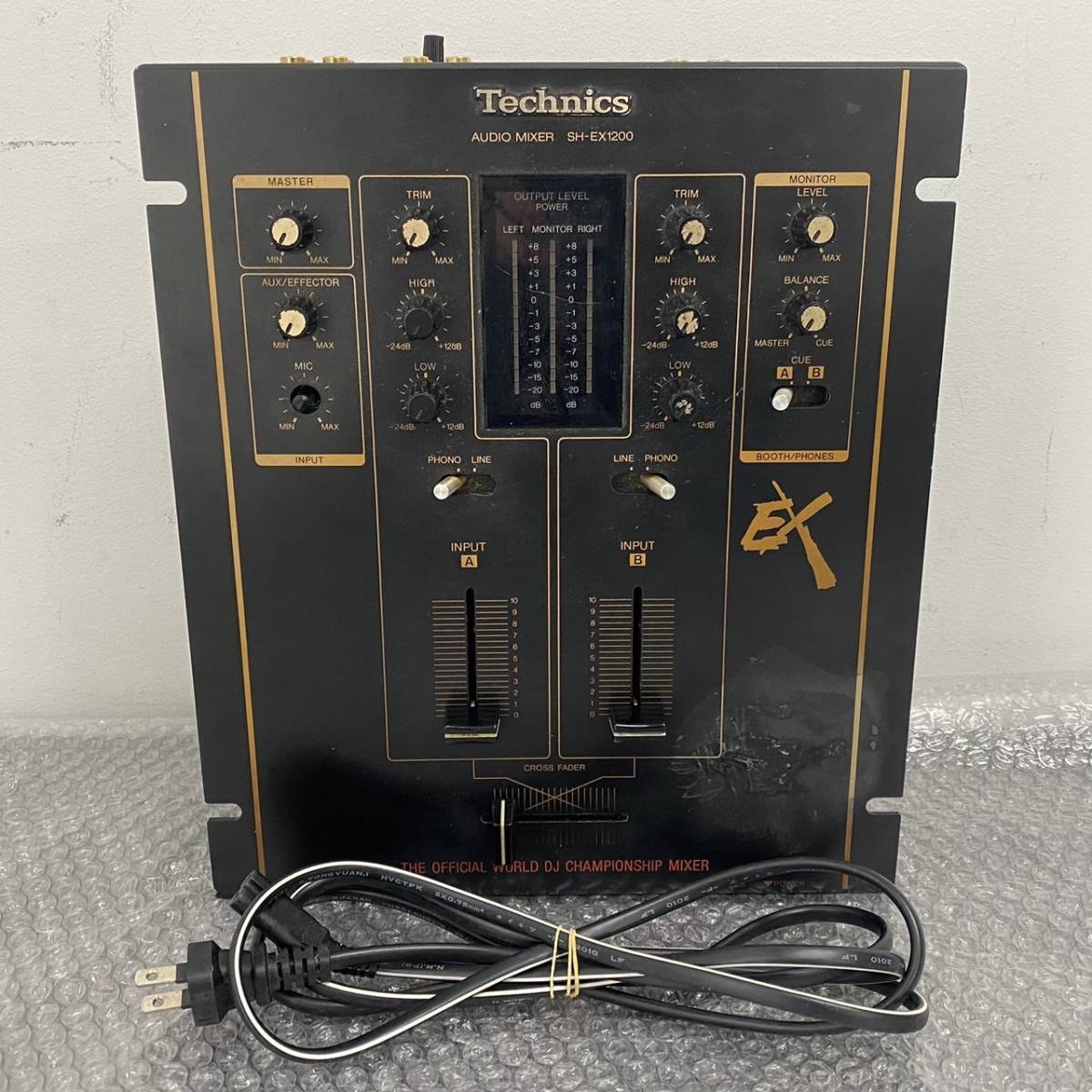 【全体的に状態が悪い】W269027(054)-552/KT3000【名古屋】Technics テクニクス AUDIO MIXER オーディオ ミキサー SH-EX1200の落札情報詳細 ...