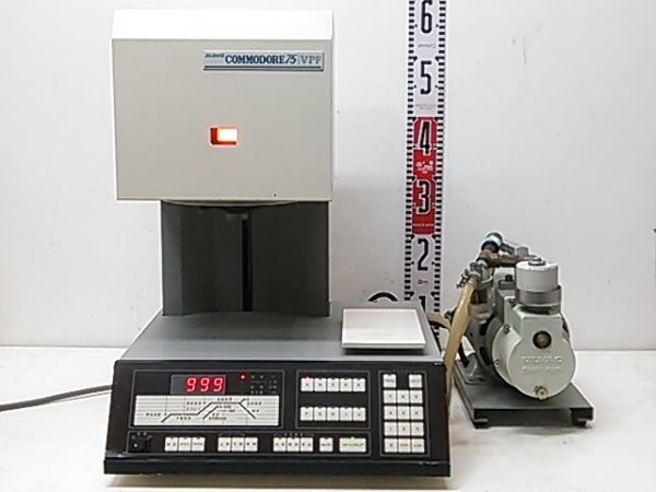 【やや傷や汚れあり】【1円スタート】JELENKO ジェレンコ COMMODORE75 VPF コモドール75 真空電気炉 焼却炉 真空ポンプ ...