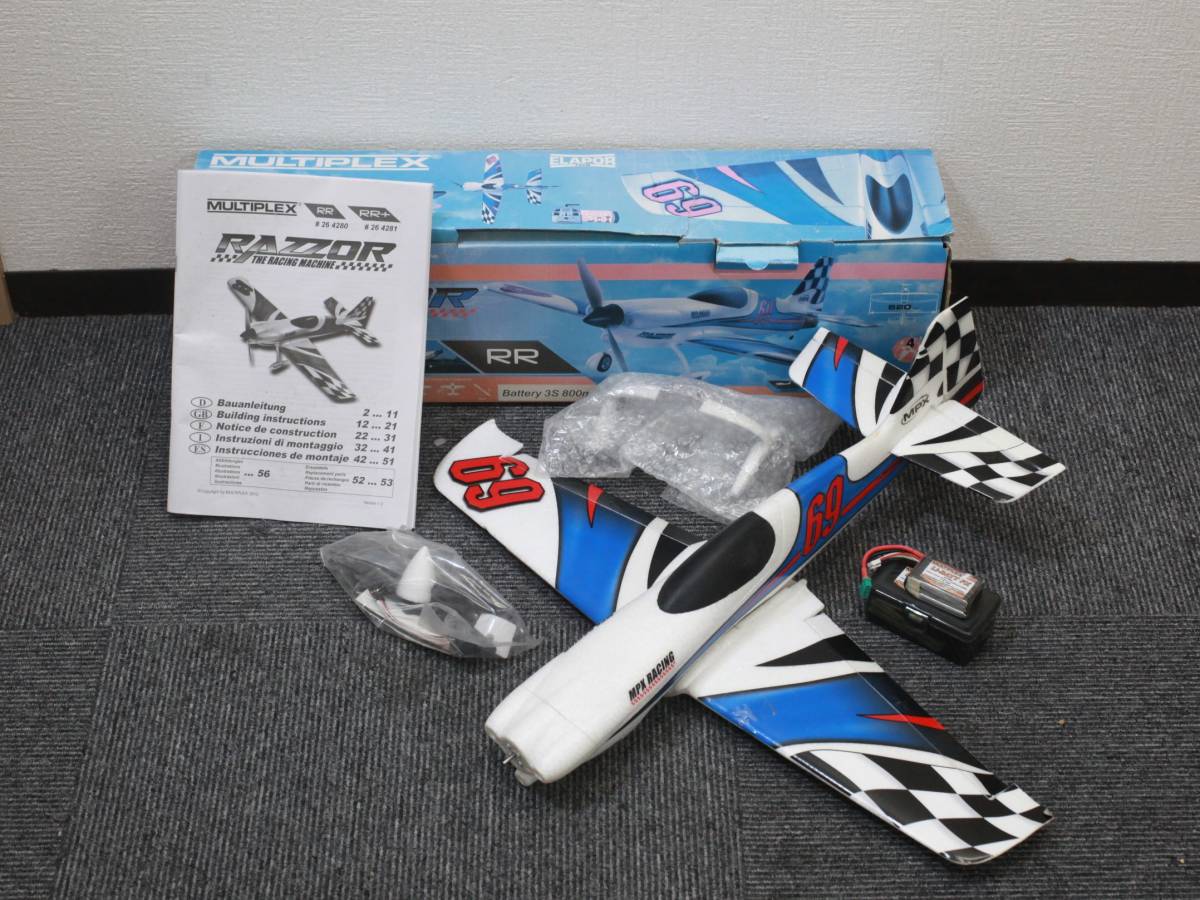 【やや傷や汚れあり】1円〜 同梱不可 動作未確認 HITEC MULTIPLEX SEEKER ラジコン 2.4GHz 4ch ヘリコプター ...