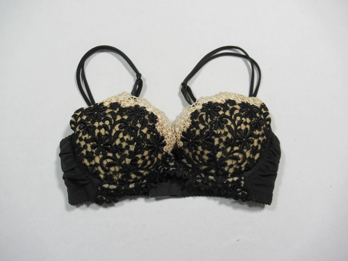 【やや傷や汚れあり】4911 g110 PARFAGEワコール ブラジャー D65 黒の落札情報詳細 - ヤフオク落札価格検索 オークフリー