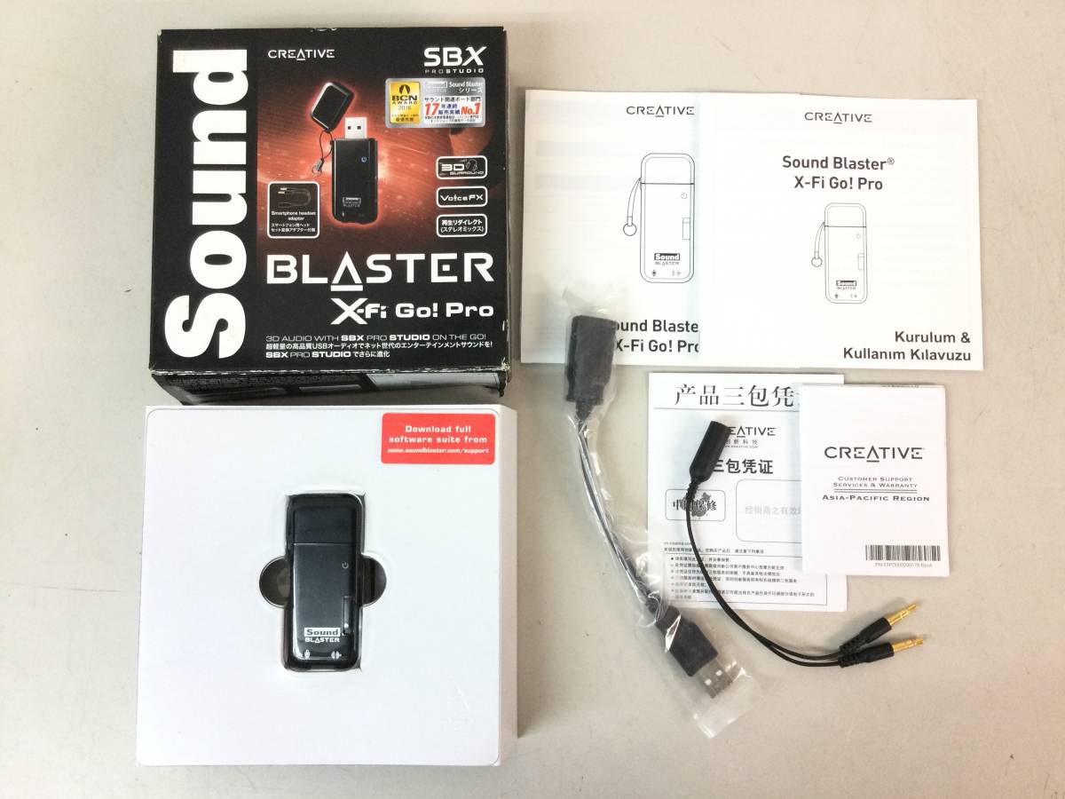 【傷や汚れあり】Creative Sound Blaster X-Fi Go! Pro r2 SB-XFI-GPR2の落札情報詳細 ...