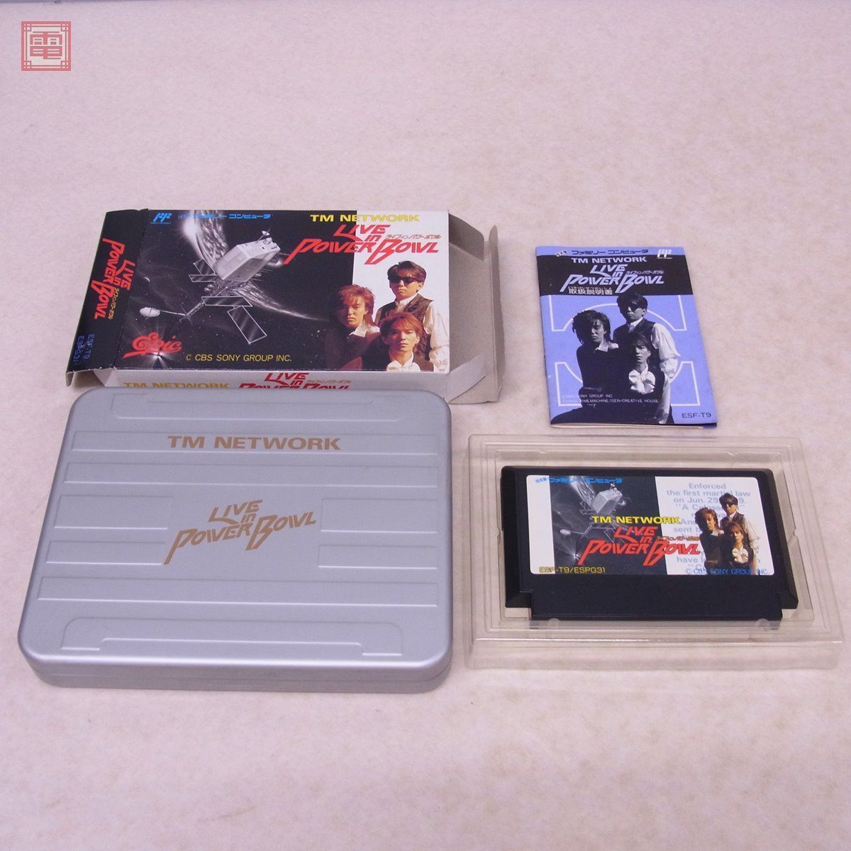 【傷や汚れあり】FC ファミコン TMネットワーク ライブインパワーボウル TM NETWORK LIVE IN POWER BOWL 缶 ...