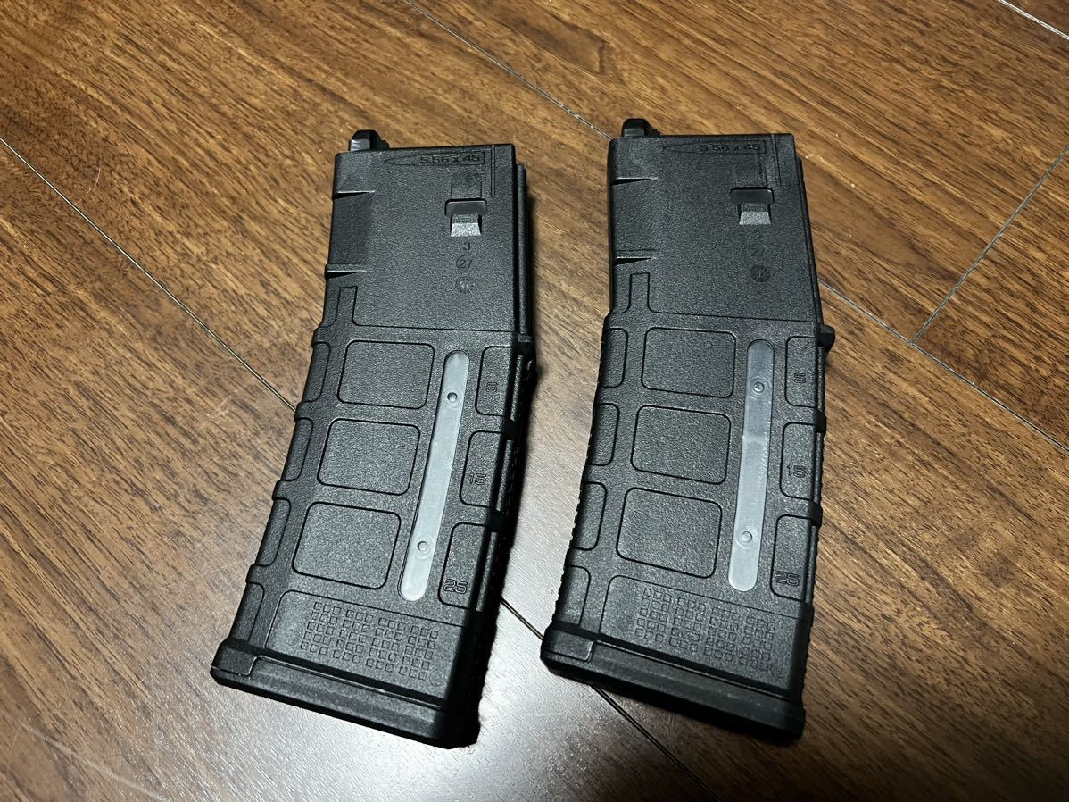 【未使用に近い】新品同様 FCC マグプル MAGPUL トレポン用 マガジン PMAG 2本セット ② PTW インフィニティ M4 mk18 mk16 urgi BCM 416 CQBRの ...
