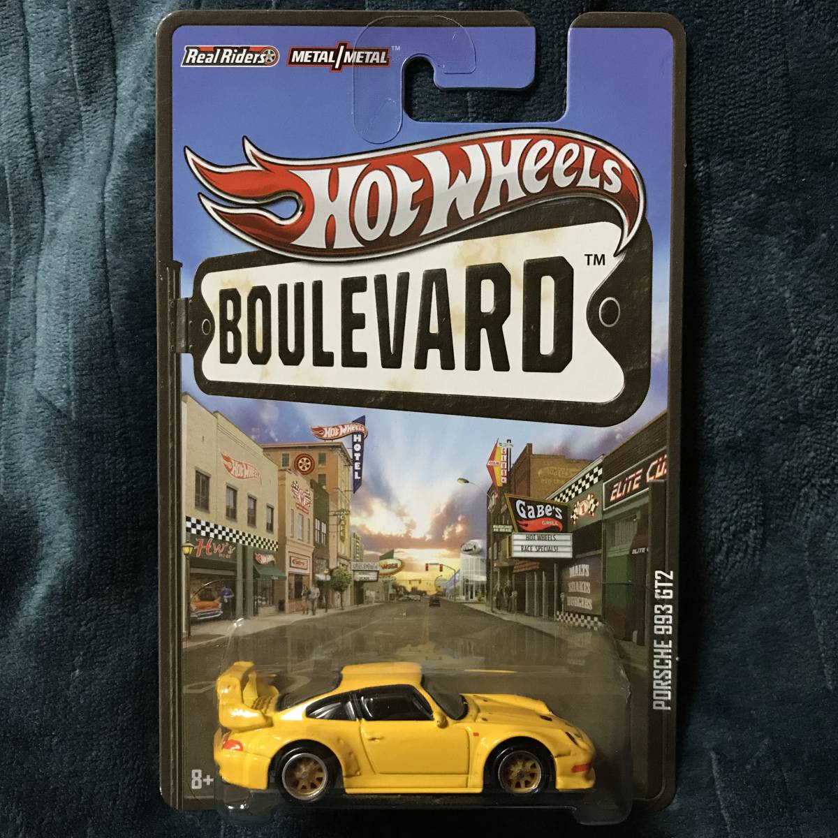 【未使用】超激レアHotホットウィールWheels2013BoulevardブールバードPorscheポルシェ993GT2EVOエボKKKツインTwinターボTurboフラットFlat6GT ...