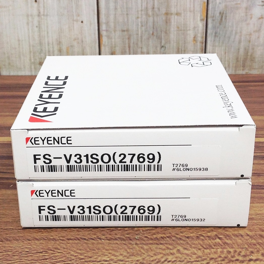 【未使用】 【WH-7009】未使用 KEYENCE キーエンス ファイバアンプ ケーブル FS-V31SO(2769) 2個セット 【レター ...
