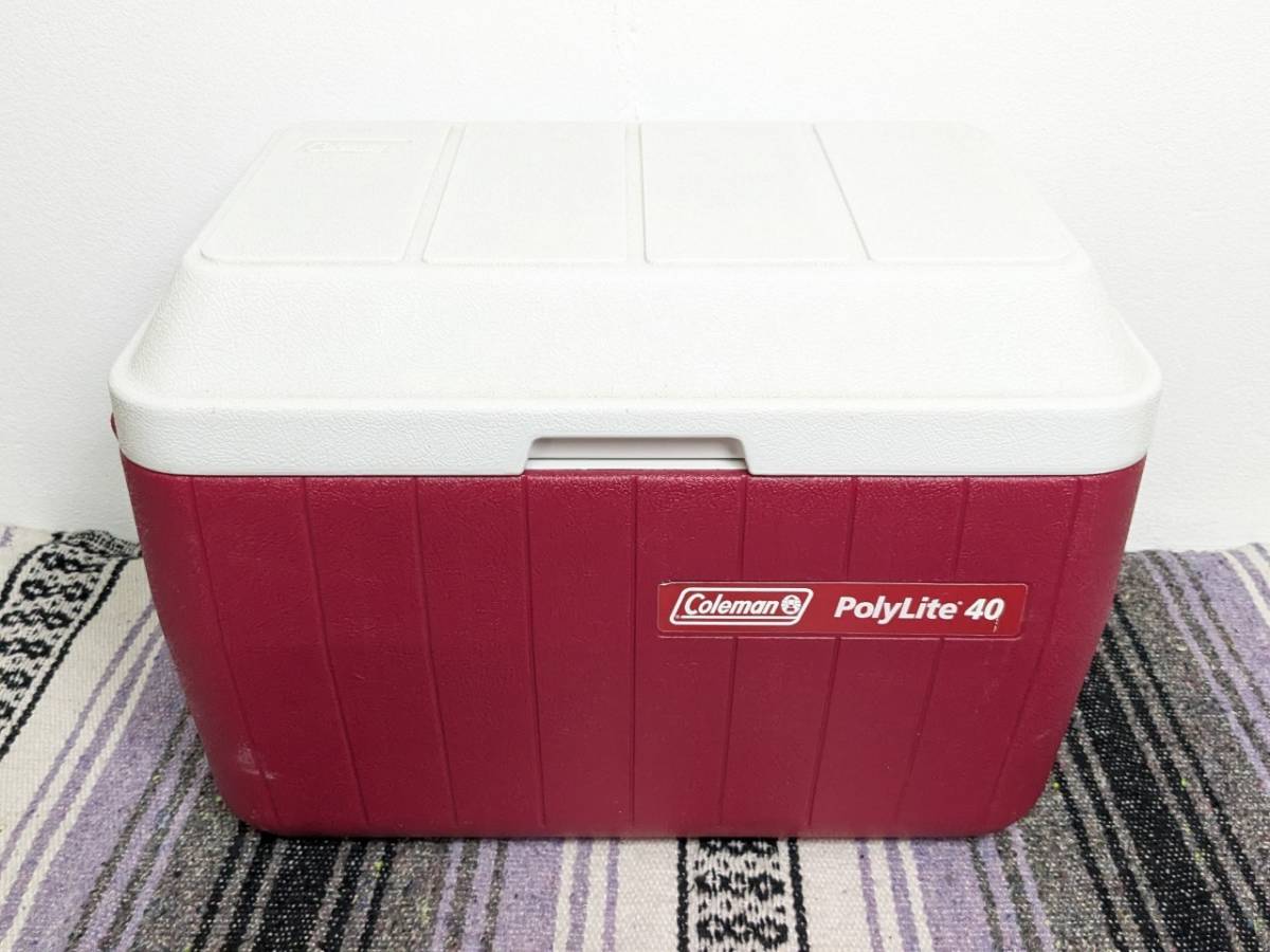 【全体的に状態が悪い】【送料無料】東京)Coleman コールマン POLYLITE 40 クーラーボックスの落札情報詳細 - ヤフオク落札 ...
