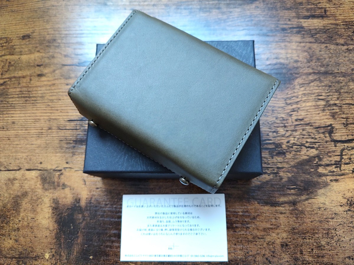 【未使用】新品未使用☆ミッレフォツリエ 2 P25 グリージョ極小キズあり grigio エミピウ millefoglie Ⅱ 革 財布 ウォレットの落札情報詳細 - Yahoo!オークション ...