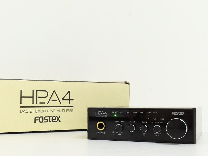 【やや傷や汚れあり】 FOSTEX HP-A4 USB DACヘッドフォンアンプ フォステクス 元箱付 016483011m の落札情報詳細 ...