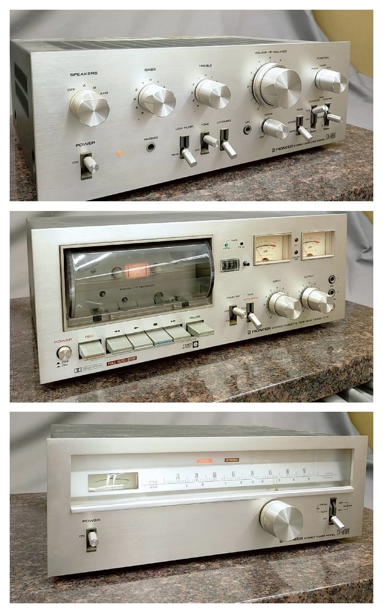 【傷や汚れあり】T96〇【中古】PIONEER パイオニア CT-4 TX-6600II SA-6850の落札情報詳細 - ヤフオク落札価格 ...