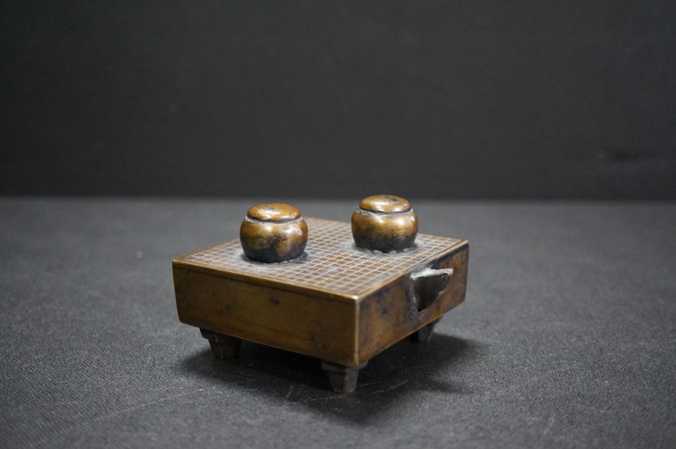 【やや傷や汚れあり】c913-2 時代 古銅 碁盤型 水滴 中国古玩の落札情報詳細 - ヤフオク落札価格検索 オークフリー