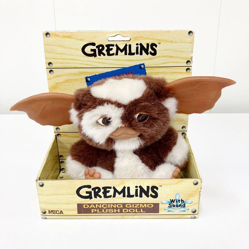 【未使用に近い】★1円 〜 希少！ NECA DANCING GIZMO PLUSH DOLL GREMLiNS 2004 ダンシング ギズモ ...