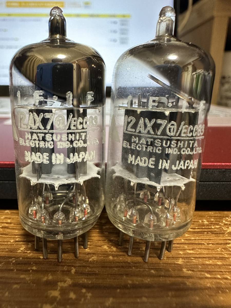 【傷や汚れあり】松下 MATSUSHITA 12AX7/ECC83 2本 ②の落札情報詳細 - ヤフオク落札価格検索 オークフリー