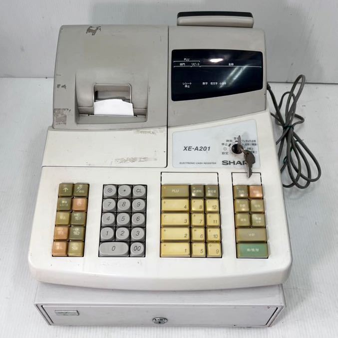 【傷や汚れあり】シャープ レジ XE-A201 12部門 W340×D420×H290 SHARP レジスター 電子レジスター 飲食店 店舗用品 業務用 通電確認のみ 中古 507011の落札 ...