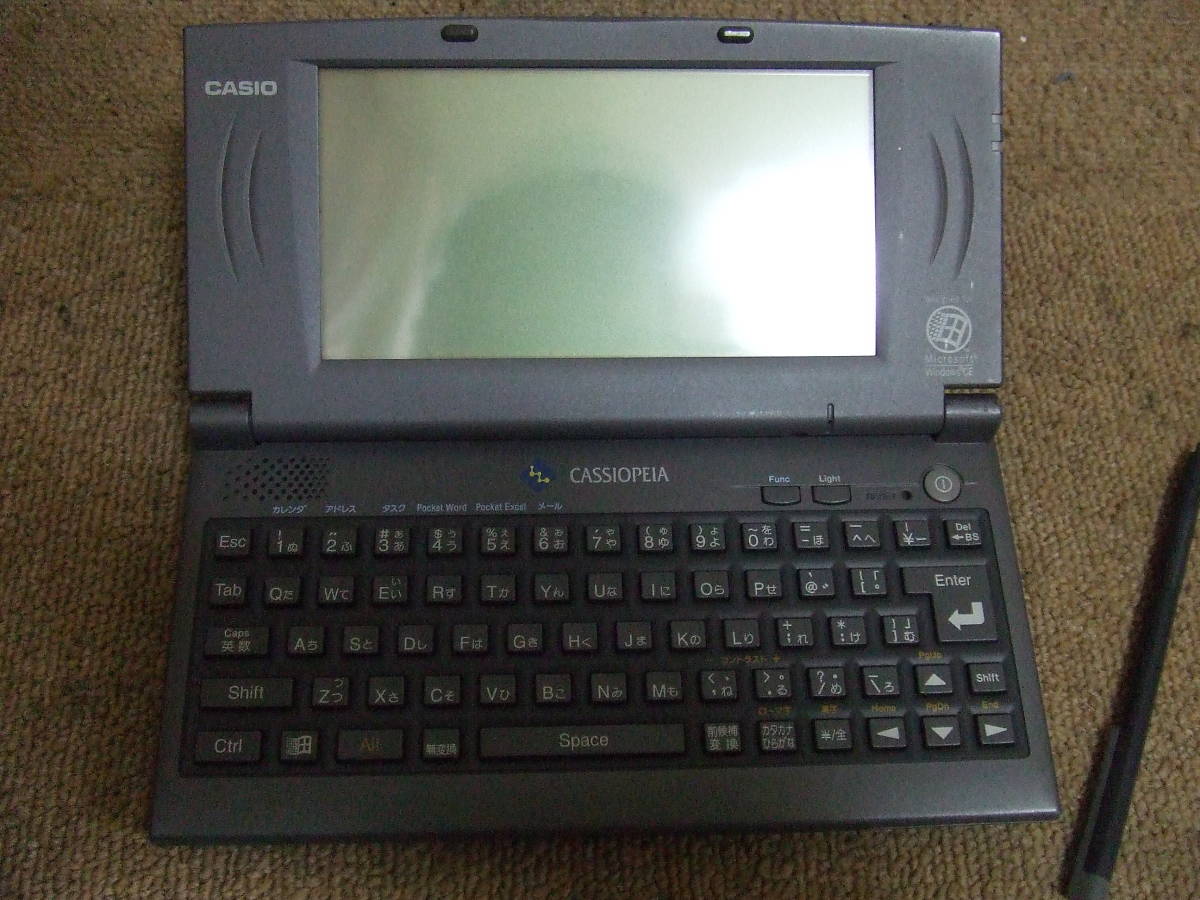 【全体的に状態が悪い】CASSIOPEIA A-60 ★カシオペア★CASIO★Windows CE ★PDA★ポータブルPCの落札情報詳細 ...