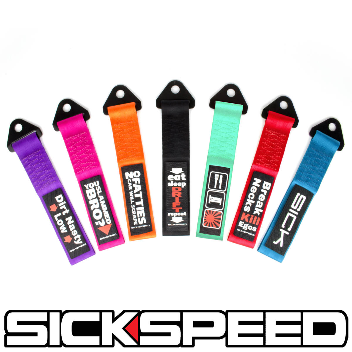 【未使用】SICKSPEED 牽引フック トーストラップ トーイング 付け替えタイプ 全10色 USDM JDM シックスピード トーフック ...