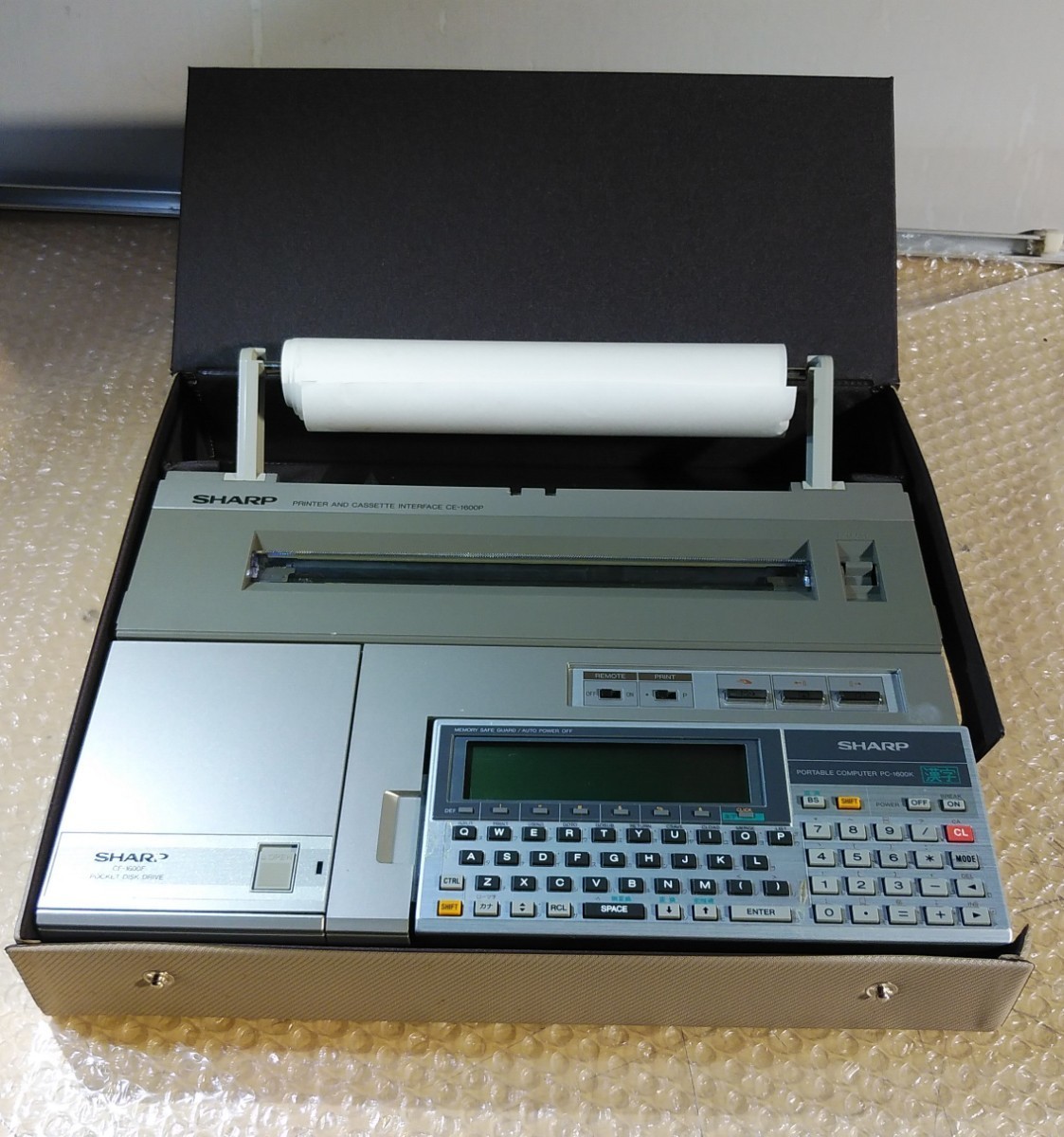 【全体的に状態が悪い】【ジャンク品】SHARP ポケットコンピューター CE-1600F 貴重 珍品 の落札情報詳細 - Yahoo ...